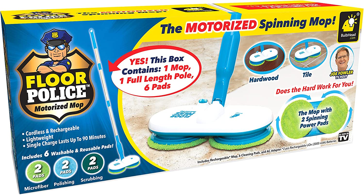 Floor Police Cordless Electric Mop | You Need Necessities