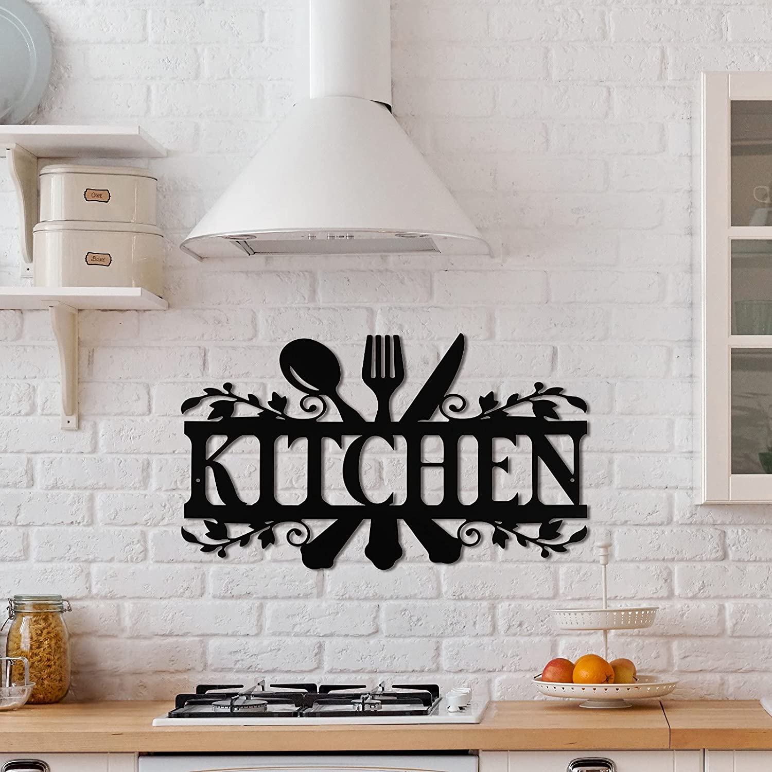 Kitchen Metal Sign, Kitchen Signs Wall Decor Rustic Metal Kitchen Decor ...